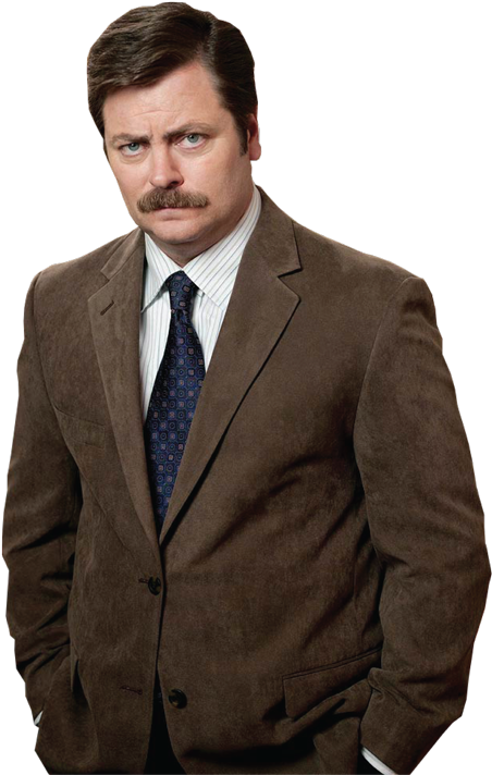 Download Ron Swanson PNG Image with No Background - PNGkey.com