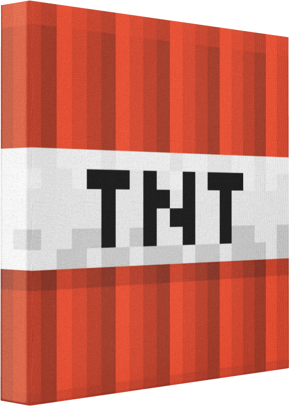 Pics On Canvas - Minecraft Tnt - Free Transparent PNG Download - PNGkey