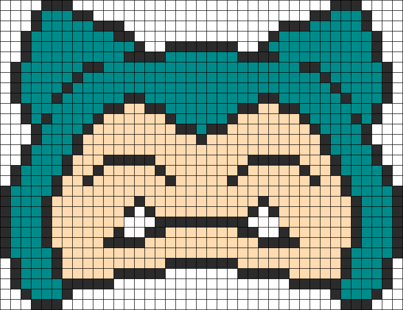 Download Snorlax Head Perler Bead Pattern / Bead Sprite - Snorlax Head ...