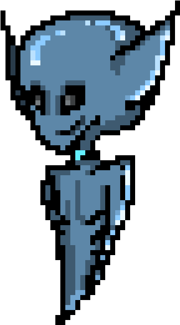 Download Alien 2 Smirk - Pixel Art PNG Image with No Background ...