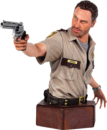 Download Rick Grimes Mini-bust - Walking Dead Sheriff Rick Grimes Mini ...