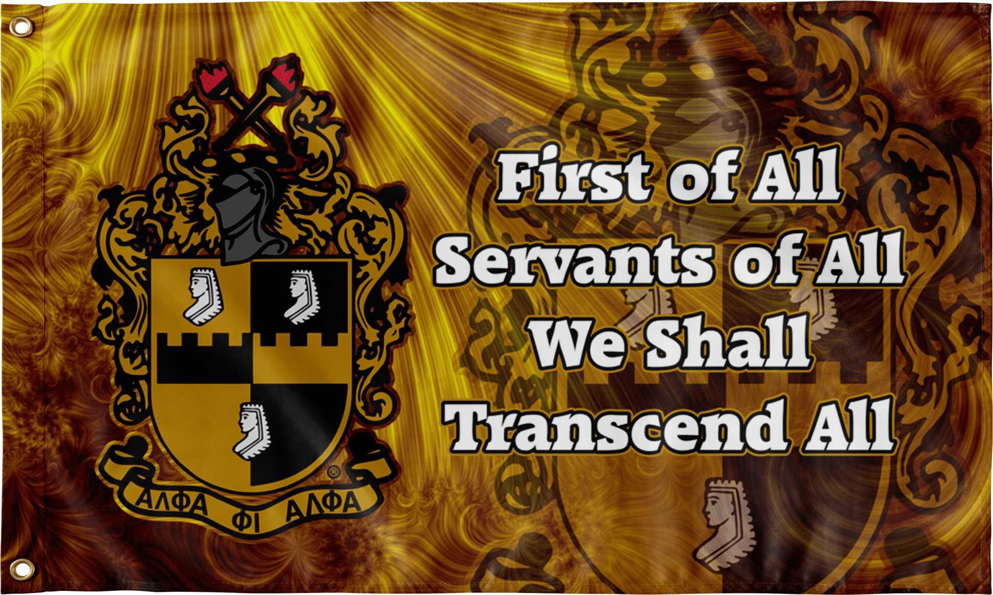 Download Alpha Phi Alpha Wall Flag - Alpha Phi Alpha Crest PNG Image ...