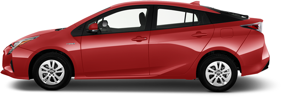 Download 2016 Toyota Prius Side View - Uber Sticker Decal Not Magnet ...