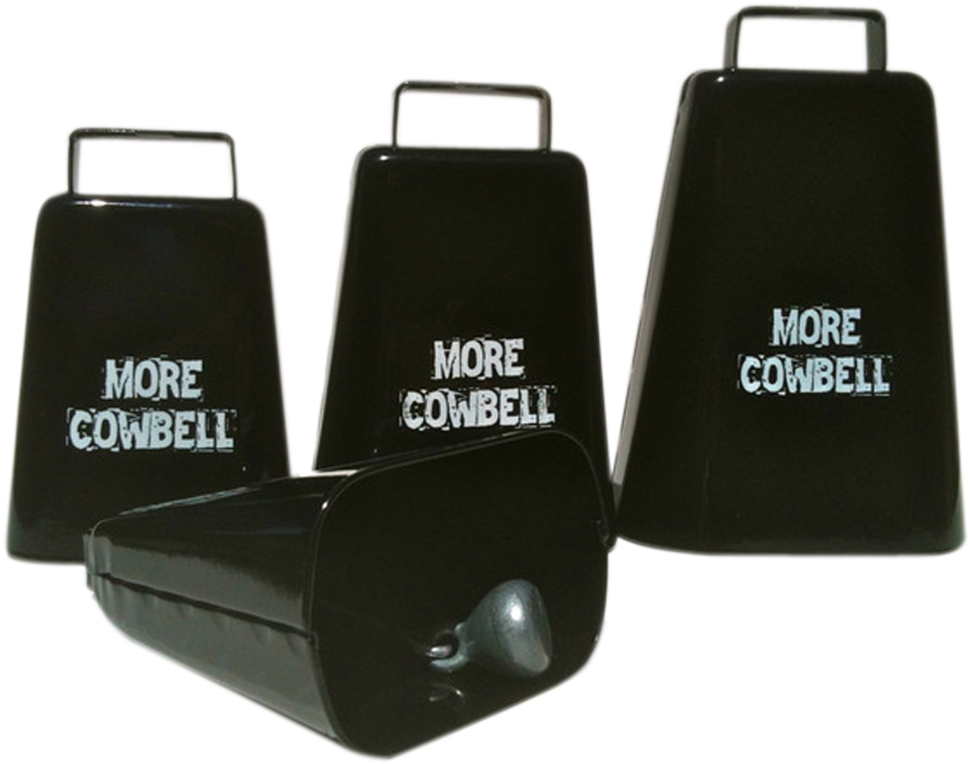 Download Cowbell - More Cowbell 3-1 2 High Bell PNG Image with No ...