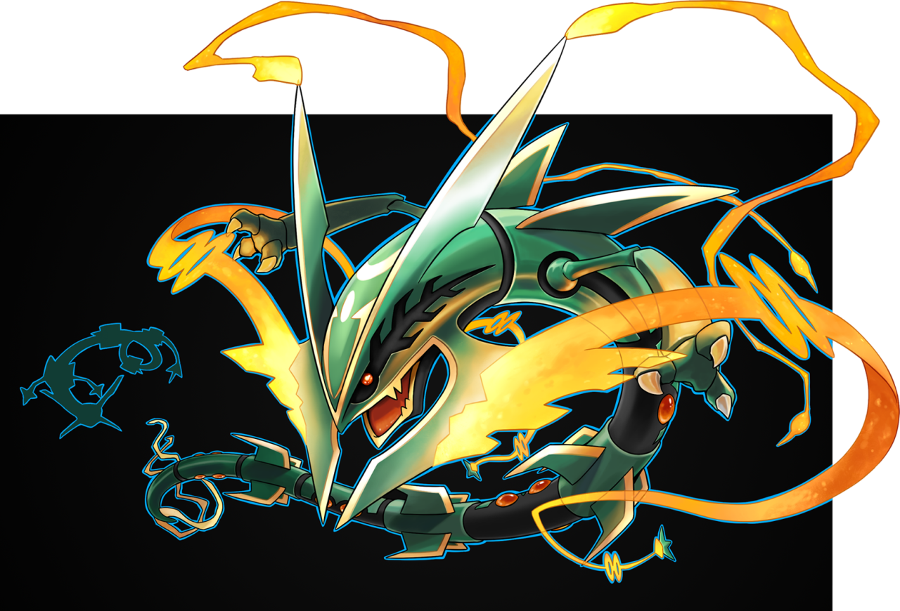Rayquaza → Mega Rayquaza - Mega Rayquaza - Free Transparent PNG ...