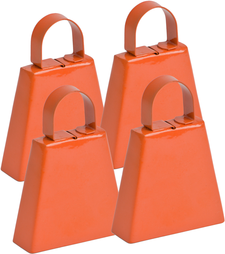 Download Orange Plain Post Box Cowbell Pack 4 - Gogo Bells PNG Image ...
