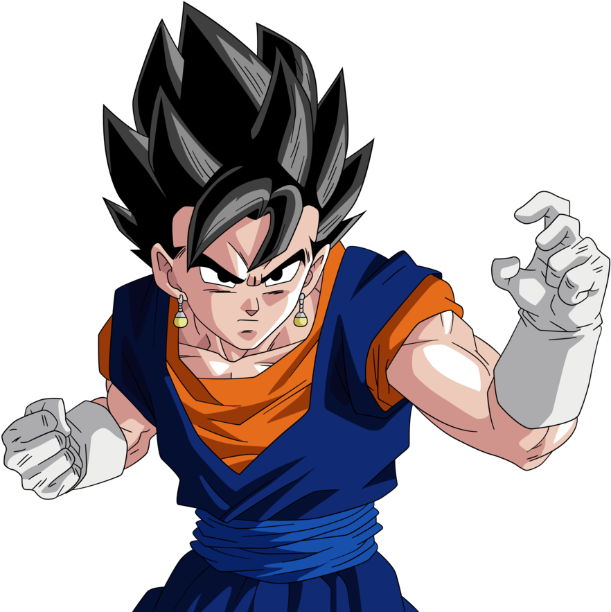 Download Vegito Black Hair By Rayzorblade189 - Super Saiyan Red Vegito ...