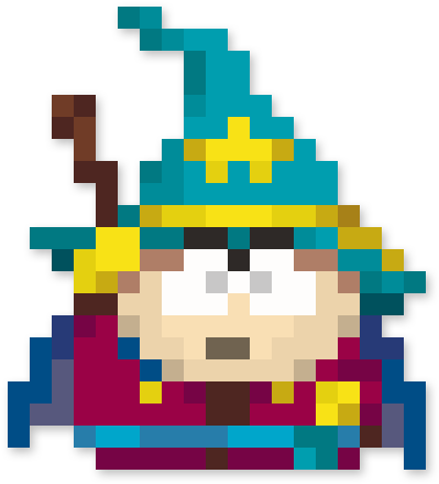 Download Log In To Report Abuse - Cartman Wizard Sprite PNG Image with ...