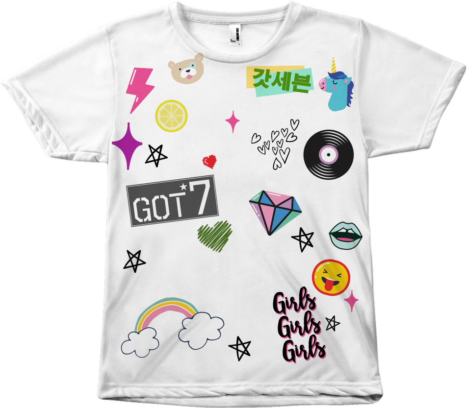 Download Got7 "icons" Clothing - Active Shirt PNG Image with No ...