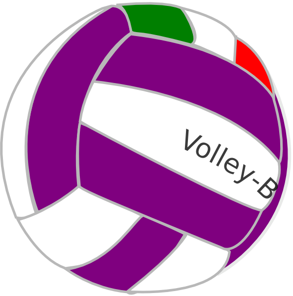 Download Volleyball Clipart Purple - Volleyball Clip Blue PNG Image ...