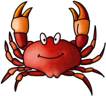 Cartoon Animals - Cartoon Crab With 10 Legs - Free Transparent PNG ...