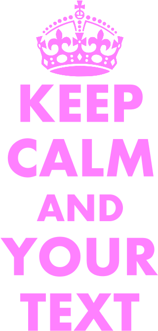 Favorite - Personalized Keep Calm Sticker - Free Transparent PNG ...