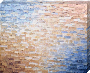 Download Signed Print On Canvas Of Original Modern Abstract - Brickwork ...