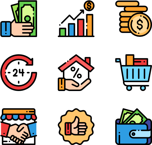 Download Sales 50 Icons - Stock Illustration PNG Image with No ...