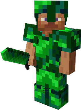 Download Emerald Armor - Minecraft Emerald Armor Orespawn PNG Image ...