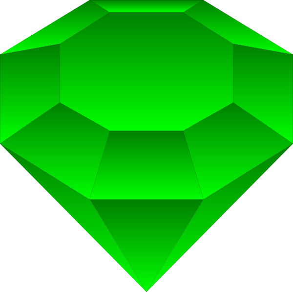 Download Gem Clipart Minecraft Emerald - Emerald Clipart PNG Image with ...
