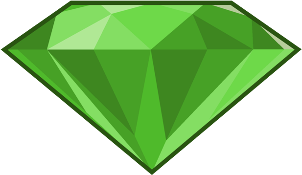Download Emerald Stone Png Transparent Images - Bfdi Green Ruby PNG ...