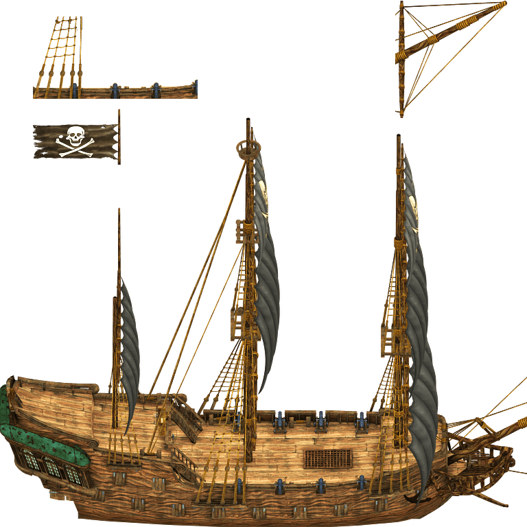 Download Rpg Maker Pirate Ship PNG Image with No Background - PNGkey.com
