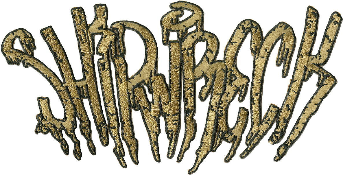 Download Shipwreck Ad "logo" Embroidered Patch - Calligraphy PNG Image ...