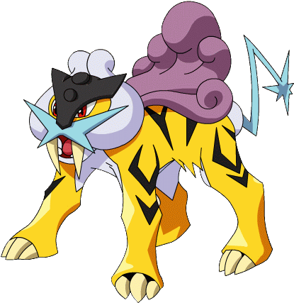 Download Raikou - Pokemon Raikou PNG Image with No Background - PNGkey.com