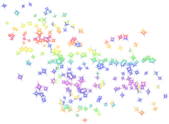 Glitter Shine Rainbow Stars Purple Yellow Red Green - Rainbow Glitter ...