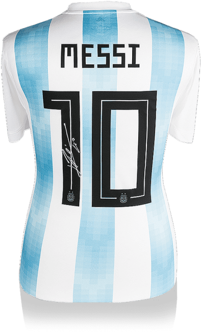 Leo Messi Signed 2017-18 Argentina World Cup Jersey - Messi Fifa World ...