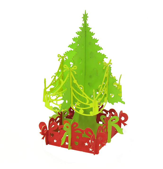 Download Christmas Tree With Presents Puzzlepop - Christmas Tree PNG ...