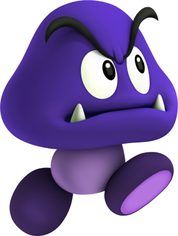 Purple Goomba - Goomba Mario - Free Transparent PNG Download - PNGkey
