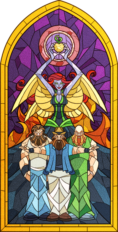 Download Stained Glass Window Glass Fictional Character Material ...