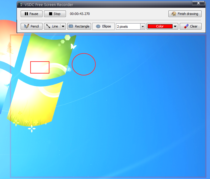 Download Vsdc Recording Screen - Windows 7 PNG Image with No Background ...