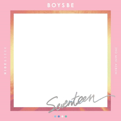 Download Seventeen Boys Be Pink Album Border, To Show Support ...