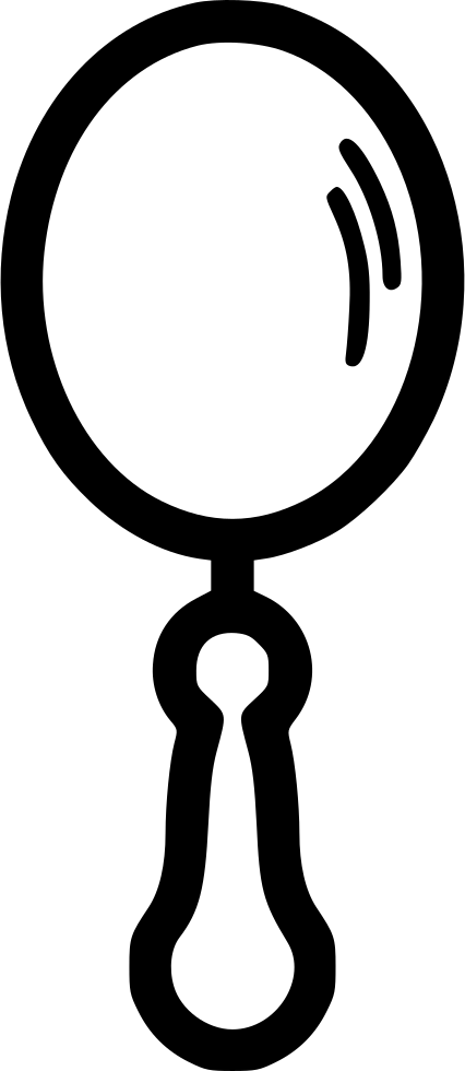 Hand Mirror - - Scalable Vector Graphics - Free Transparent PNG ...