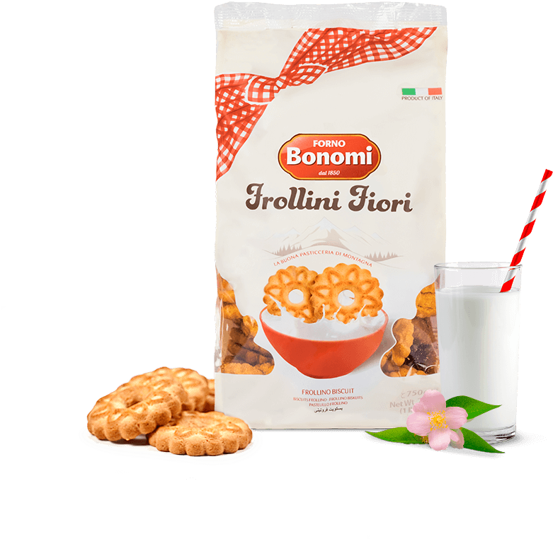 Download Frollini Biscuits - Fiori - Forno Bonomi PNG Image with No ...