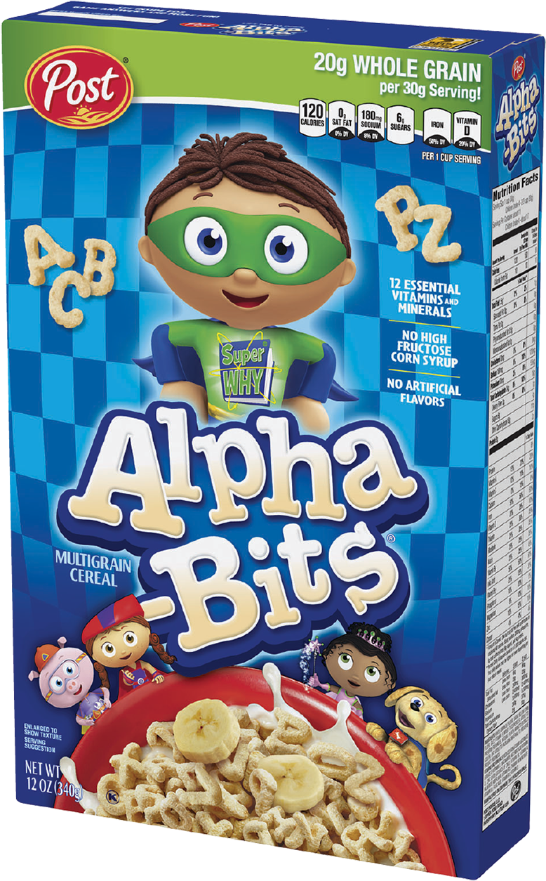 Download Post Cereal Box Download - Post Alpha Bits - 12 Oz PNG Image ...