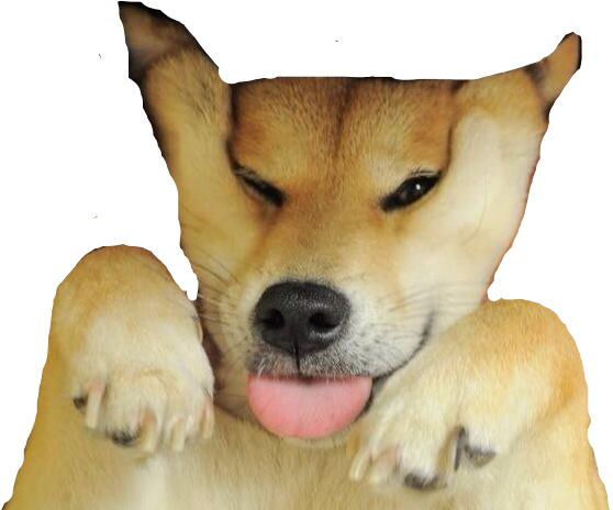 Shibenation Doge Meme Freetoedit - Squishy Dog Cheeks - Free ...