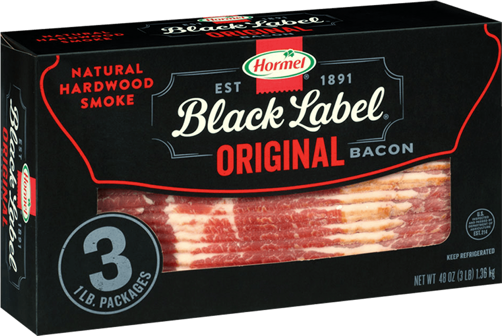 Download Hormel Bacon, Fully Cooked - 2.52 Oz Box PNG Image with No ...