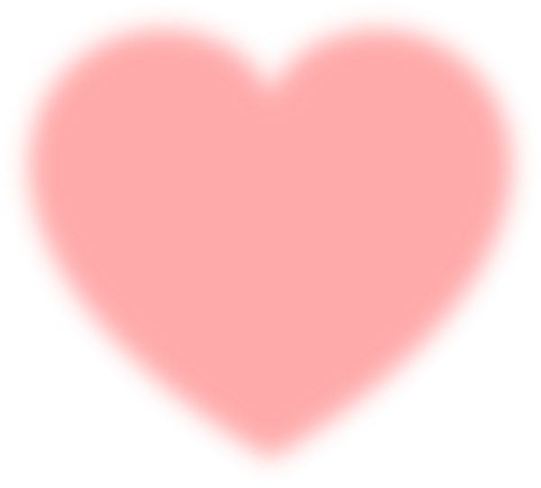 Download Fuzzy Pink Heart Clip Art At Clker - Heart PNG Image with No ...