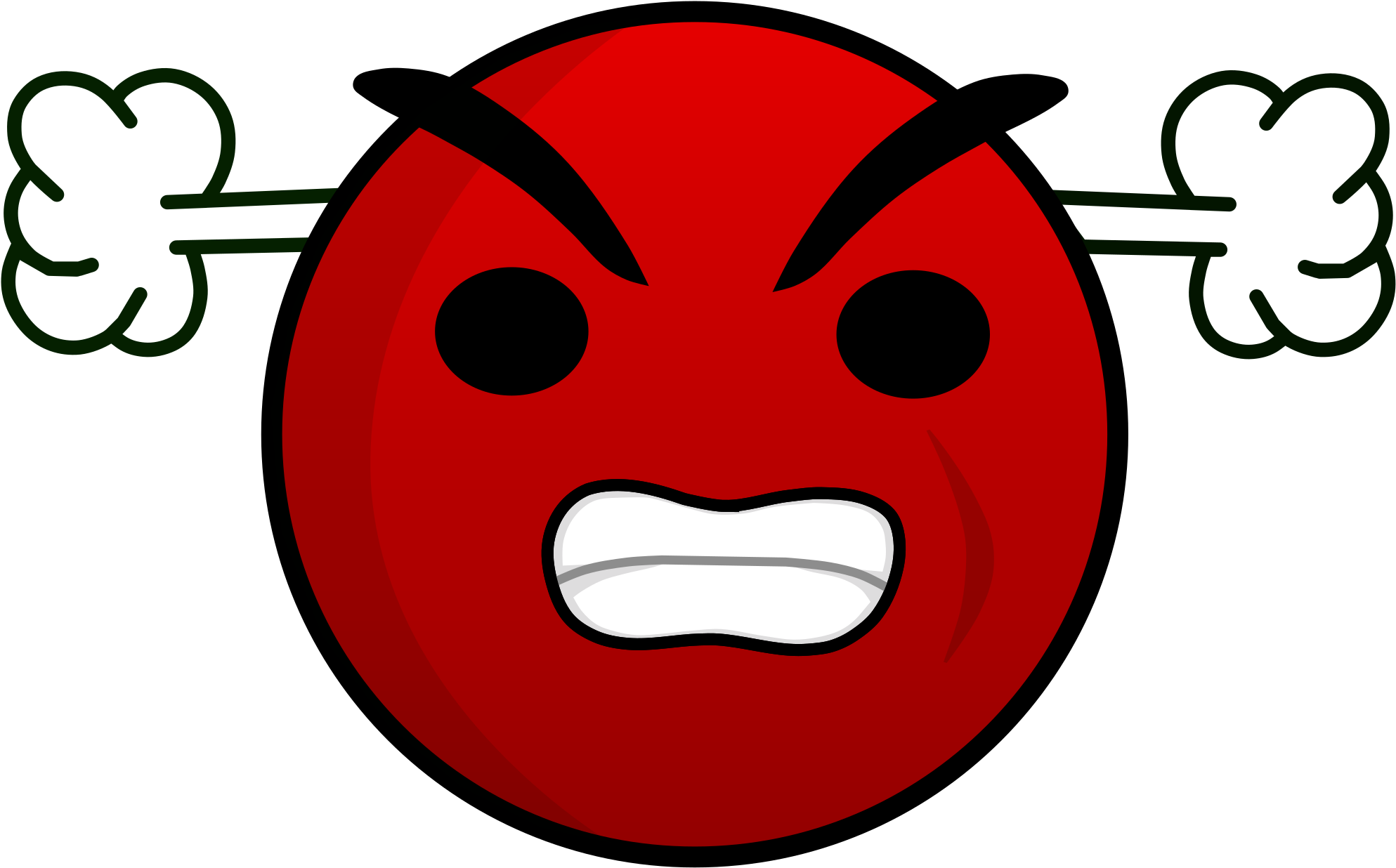 Open - Red Mad Face - Free Transparent PNG Download - PNGkey