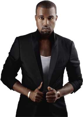 Download Kanye West Black - Kanye West Psd PNG Image with No Background ...