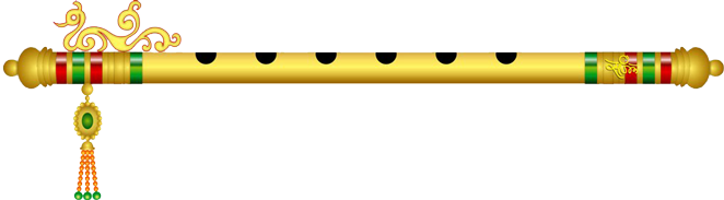 Download Lord Krishna Flutes - Krishna Bansuri Png PNG Image with No ...