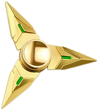 Download Golden Genji Fidget Spinner - Hand Spinner Genji PNG Image ...