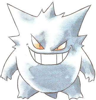Download I Really Liked That Old Watercolor Artstyle - Gengar Pokemon ...