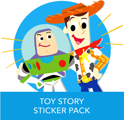 Toy Story - Pixar Stickers Toy Story - Free Transparent PNG Download ...