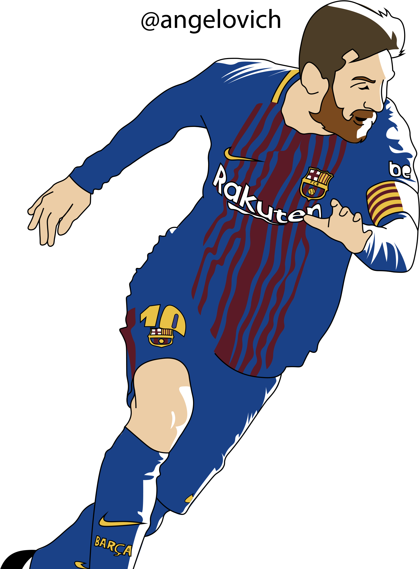 Download Drawing To Messi - Messi Drawing PNG Image with No Background ...