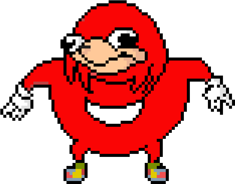 Download Ugandan Knuckles - Uganda Knuckles Pixel Art PNG Image with No ...