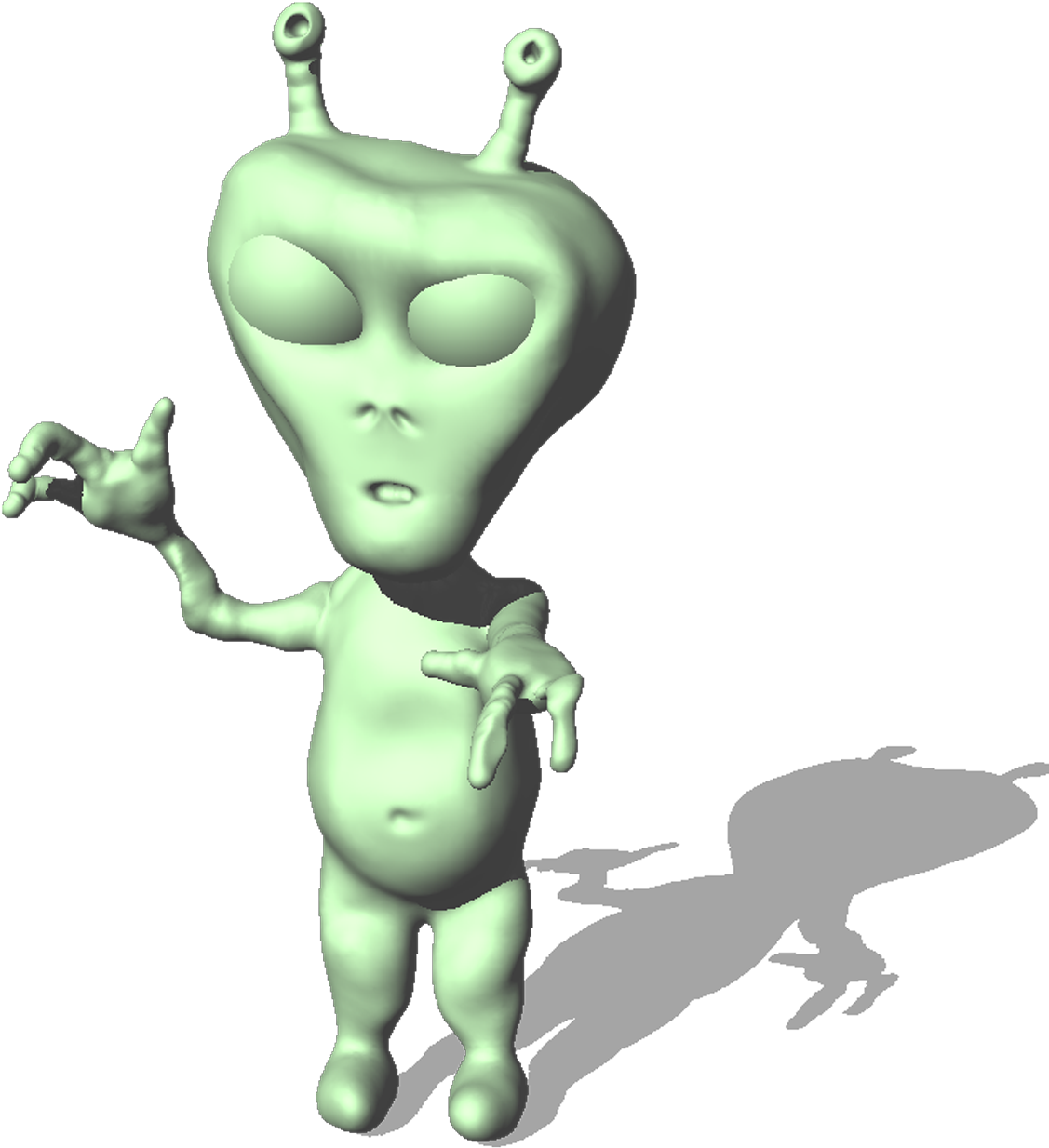 3d Transparent Alien - Martian Alien - Free Transparent PNG Download ...