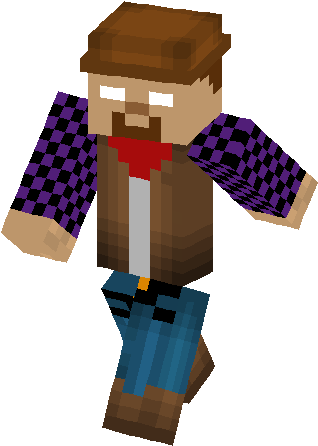 Download Herobrine Cowboy Skin - Minecraft Tnt Skin PNG Image with No ...