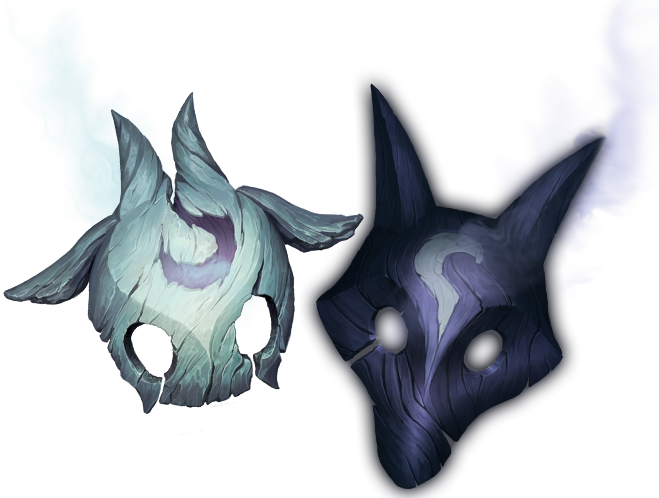 Download Anime - League Of Legends Kindred Mask PNG Image with No ...