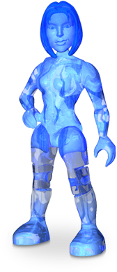 Download Cortana - Halo: Micro Action Figure PNG Image with No ...