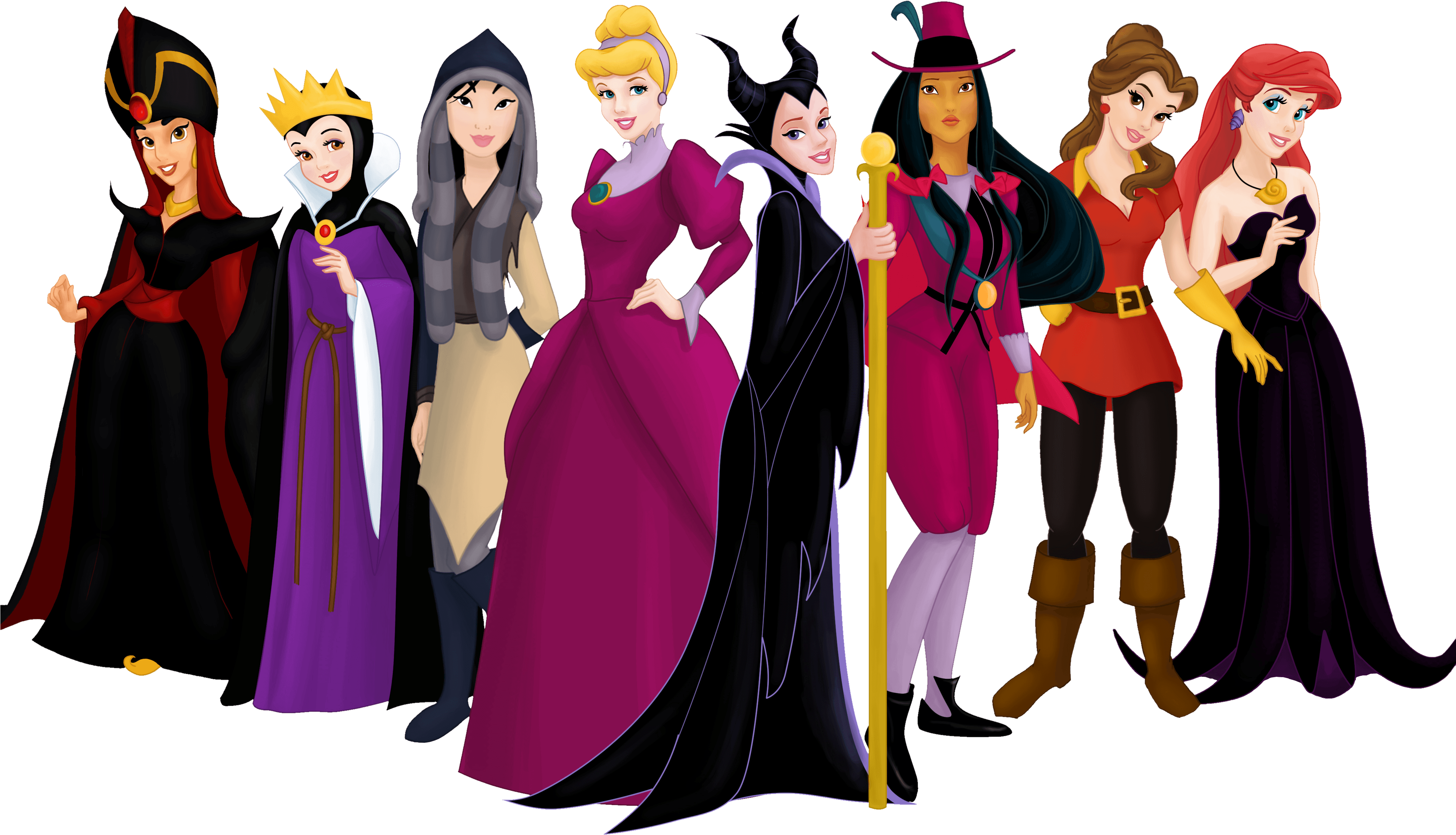 Evil Princesses Png Clipart Picture - Disney Princess Villains - Free ...